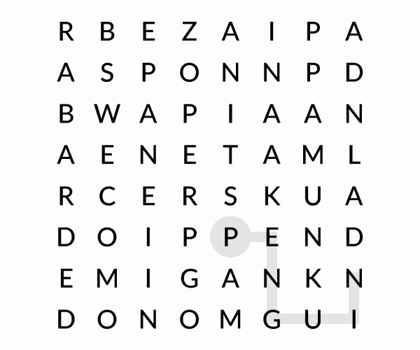 Word Maze #15-094 | Puzzle On Word Games, Inc