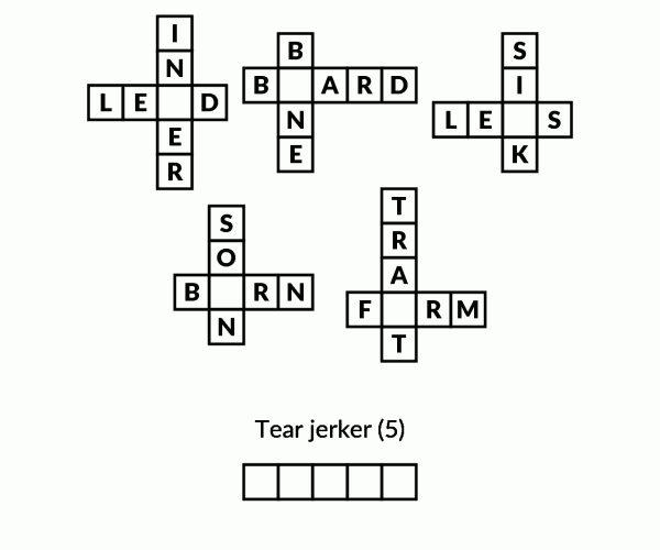 Crossovers #16-072 | Puzzle On Word Games, Inc