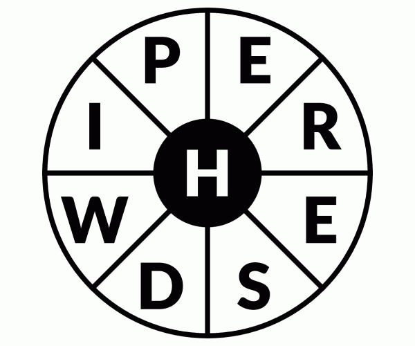 Word Wheel #16-301 | Puzzle On Word Games, Inc