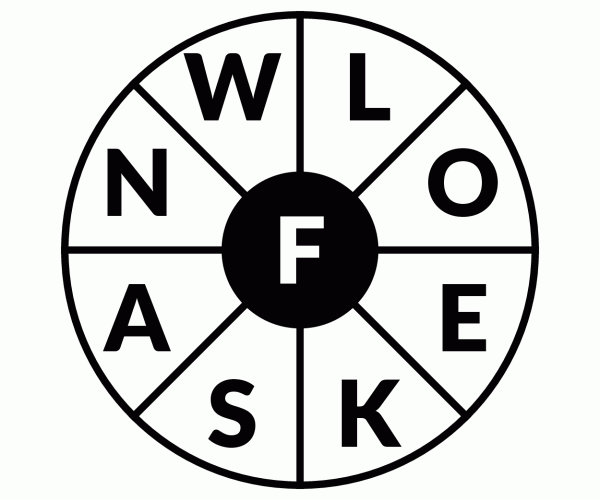 Word Wheel #16-342 | Puzzle On Word Games, Inc