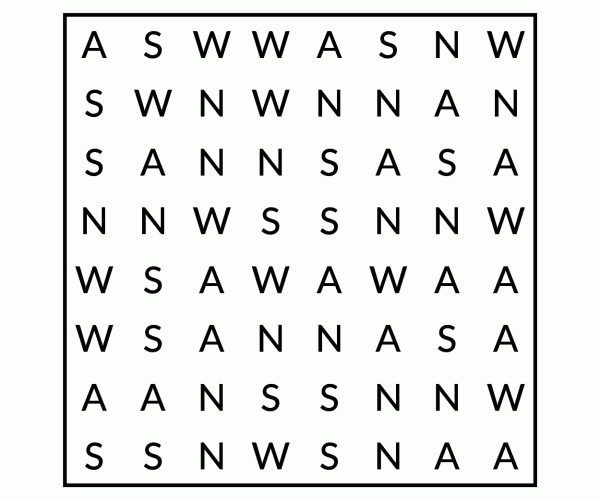 Word Search #16-366 | Puzzle On Word Games, Inc