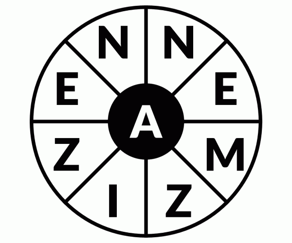 Word Wheel #17-041 | Puzzle On Word Games, Inc