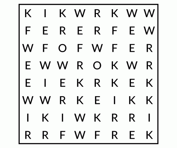Word Search #17-185 | Puzzle On Word Games, Inc